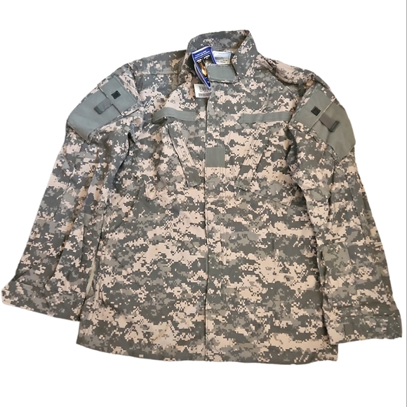 U.S. Army | Jackets & Coats | Us Army Combat Uniform Coat Shirt Military Acu Defender M Xlong ...